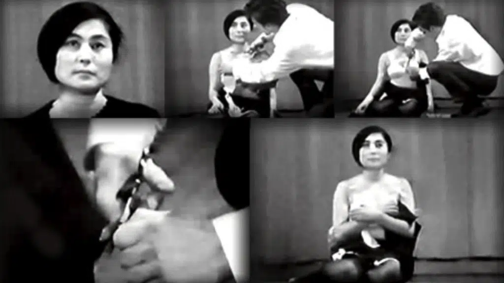 Yoko Ono : L'art de la nudité et la performance Cut Piece | Rock 60s
